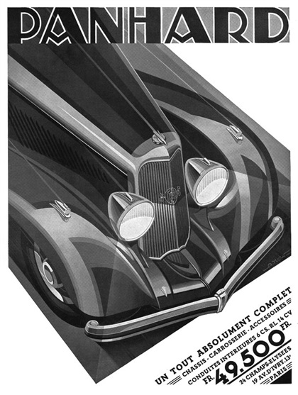 Panhard Advertising Art by Alexis Kow - Blog