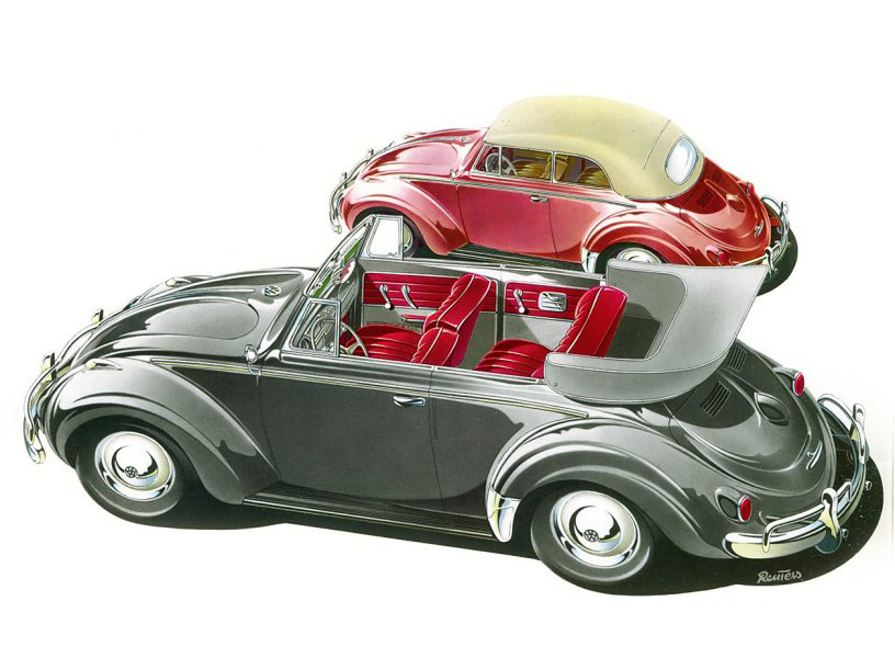 Volkswagen Advertising Art (1951–1960): Bernd Reuters - Blog